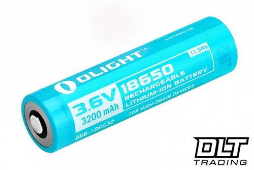 Olight 18650 Rechargeable Battery - 3200 mAh - DLT Trading