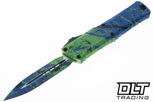 Microtech 1142-1GMPWBKSPLS Combat Troodon Gen III D/E - Green Mamba ...