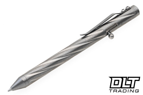 Fellhoelter TiBolt Pen - Full Size - Spiral Fluted Titanium - DLT Trading