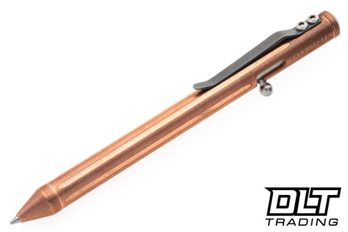 Fellhoelter TiBolt Pen - Full Size - Straight Fluted Copper - DLT Trading