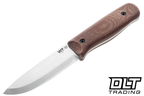 WTG Forester Gen 3 - K329 Two-Tone Satin Blade - Canvas Micarta Grip ...