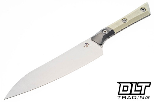 Microtech 6" Utility Knife - Stonewashed Blade - Bead Blasted Titanium ...