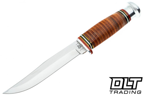 Case 10343 Leather Hunter Mushroom Cap - Leather Sheath - DLT Trading