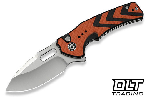 Civivi Knives Vexron Flipper C24066-3 - Milled Orange & Black G-10 ...