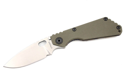 Strider SNG OD Green G-10 - Flamed Lockside - DLT Trading