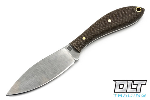 LT Wright | Small Northern Hunter AEB-L - Flat Ground - Green Micarta ...