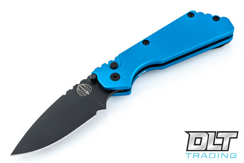 Pro-Tech Strider PT - Black Blade - Blue Aluminum - DLT Trading