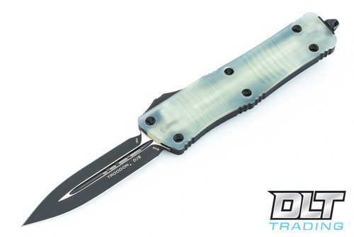 Microtech Troodon D/E - Jade Green G-10 - Black Blade