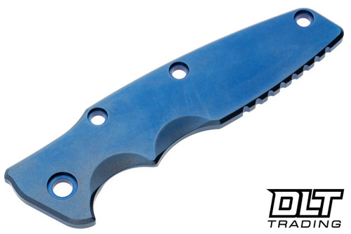 Hinderer Eklipse Smooth Titanium Scale - Blue Anodized - DLT Trading