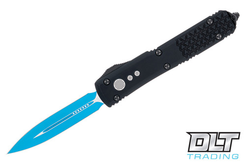 Microtech Ultratech D/E Jedi Knight - Black Handle - Blue Blade