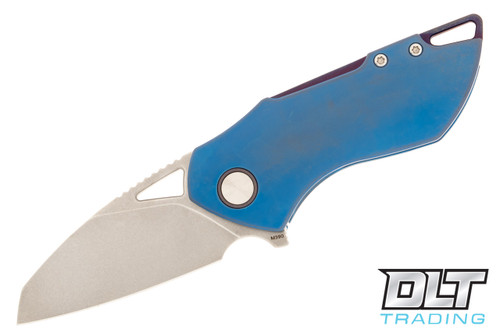 Grissom Riverstone - Stonewashed Blade - Blue Handle - Purple ...