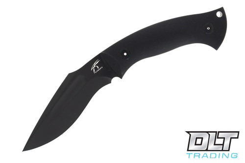 Knight Elements V2 Ultra Kukri - Black G-10 - Black Blade - DLT Trading