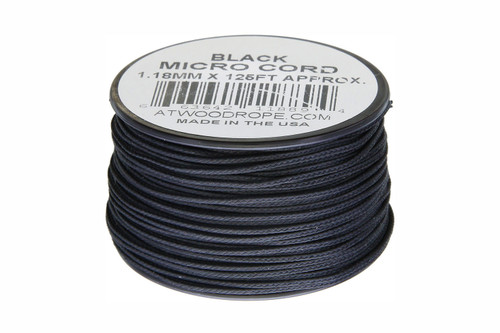 Black Micro Cord - 125 Feet - DLT Trading