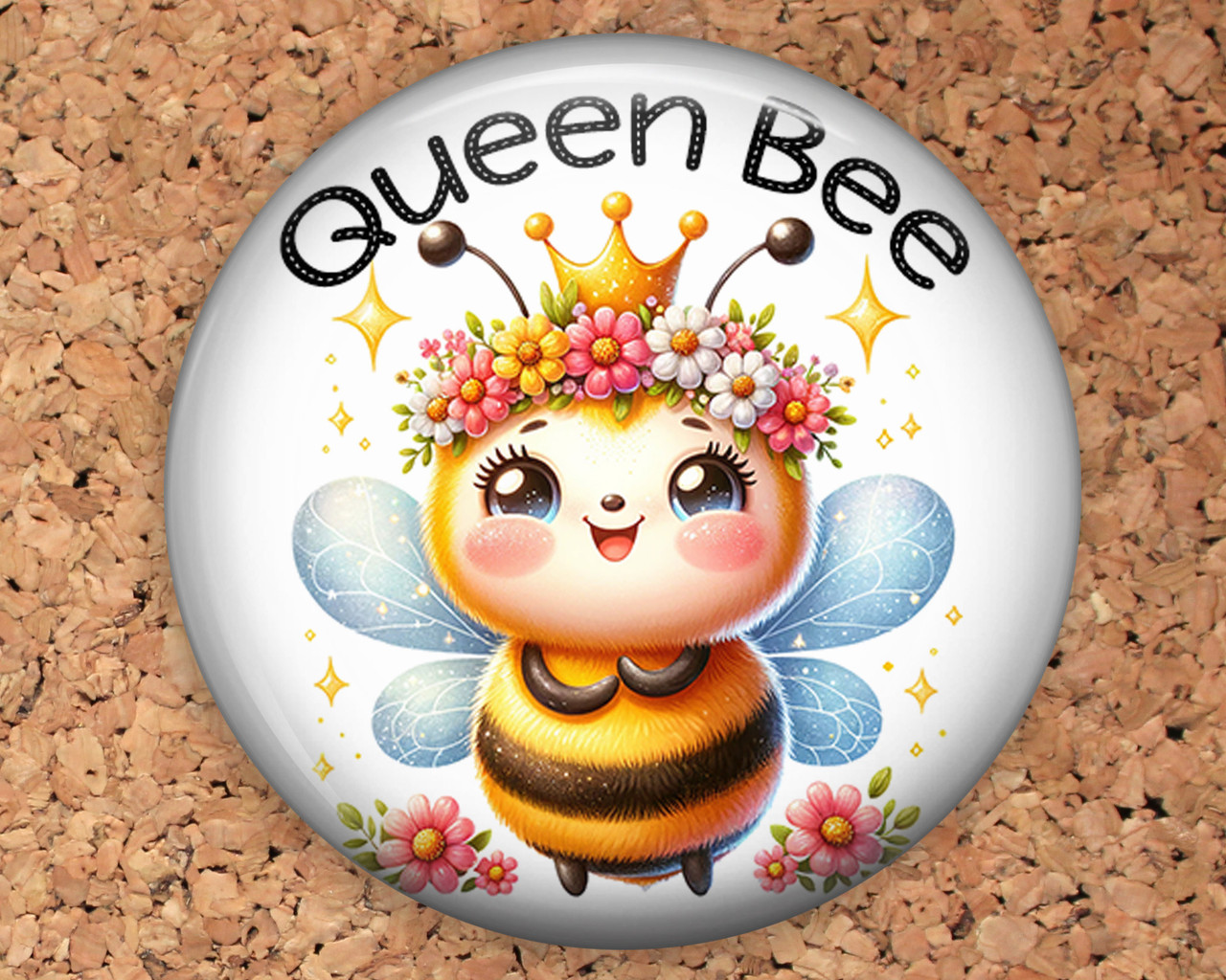 Queen Bee Topper - The Badge Patch (A Crystal Garden LLC)