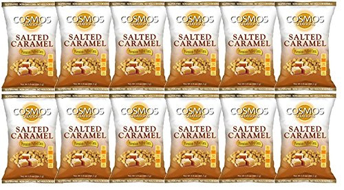 Premium Puffed Corn - Salted Caramel Popcorn Without Hulls - Gluten ...