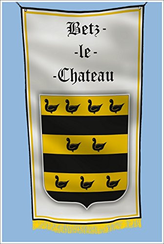 Apedes Betz LE Chateau France Coat of ARMS Garage Hangar Basement Flag ...