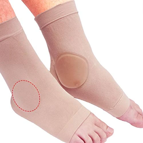 ORANDESIGNE 4 Pieces Achilles Heel Sleeve Compression Gel SleeveSock ...