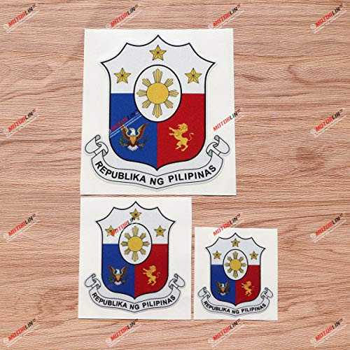 Coat of arms of The Philippines Filipino Pilipinas Decal Vinyl Sticker ...