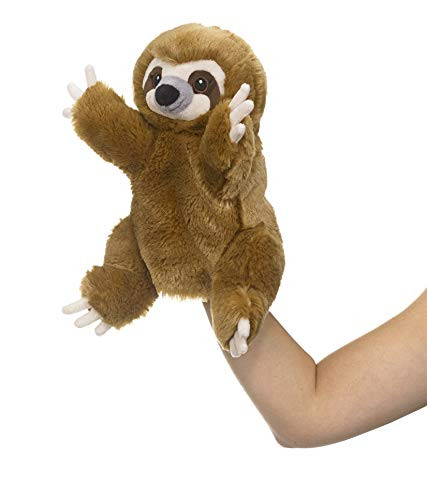 Eco Pals Sloth Puppet by Wildlife Artists Stuffed Animal Plush Puppet ...