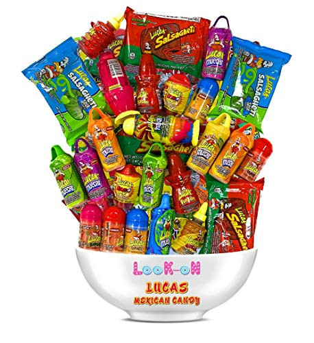 Lucas Mexican Candy Mix 26 Count Variety of Sour Sweet Spicy Include ...