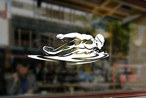 25 Centimeters Swim Swimmer Swimming Waterproof Vinyl Stickers Funny ...