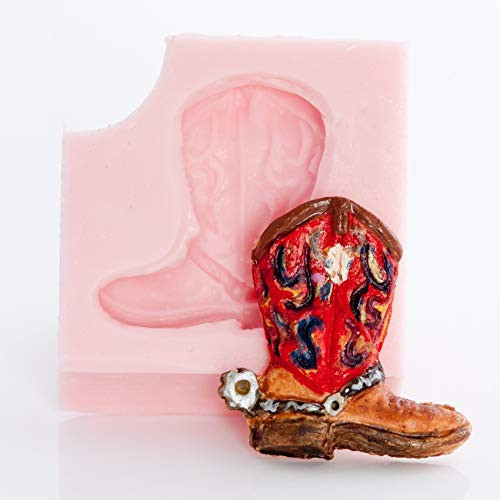 Silicone Cowboy Boot Mold Make Your Own Western Chocolate Fondant Candy ...