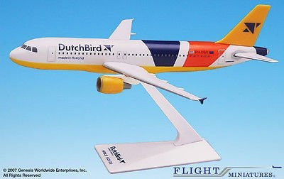 Flight Miniatures Dutchbird Airlines Airbus A320 200 1 200 Scale flight-miniatures-dutchbird-airlines-airbus-a320-200-1-200-scale