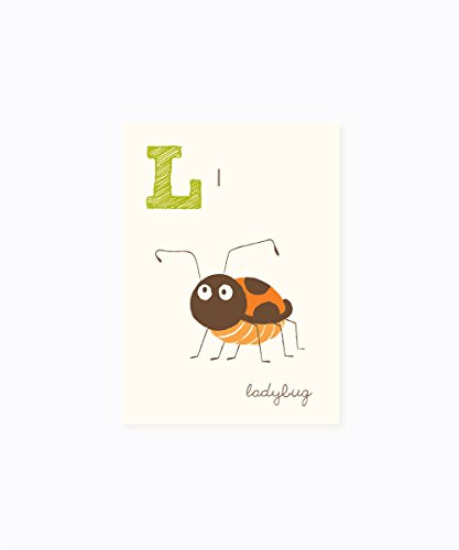 Sea Urchin Studio _ L is for Ladybug _ ABC Alphabet Wall Art for Kids ...