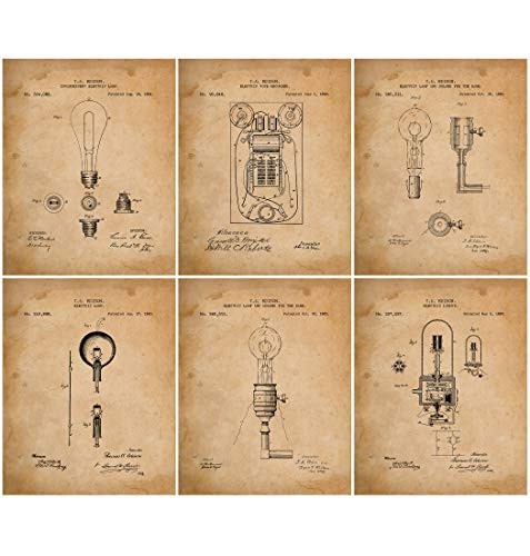 Thomas Edison - Patent Art Prints - Electric Vote Recorder Plus FUN ...