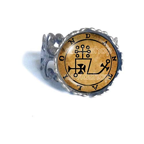 Seal Sigil Of Dantalion Ring Fashion Jewelry Lesser Key Of Solomon ...