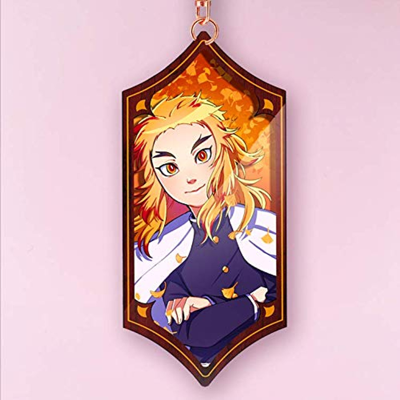 Demon Slayer Kimetsu no Yaiba - Rengoku Kyojurou Keychain ...