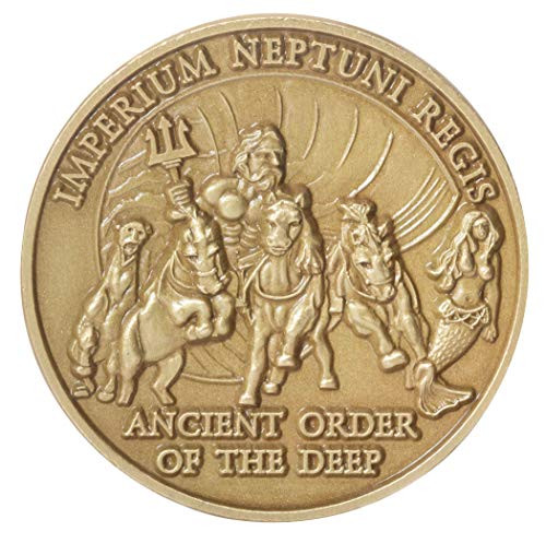 United States Navy Trusty Shellback Crossing The Line Challenge Coin ...