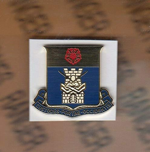 US Army 186th Infantry Regiment Crest DUI clutchback c b Badge I-21 ...