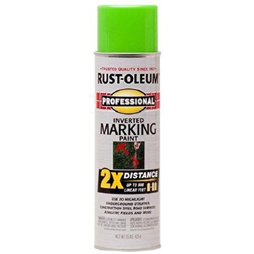 Rust-Oleum 266574 Professional 2X Distance Inverted Marking Spray Paint ...