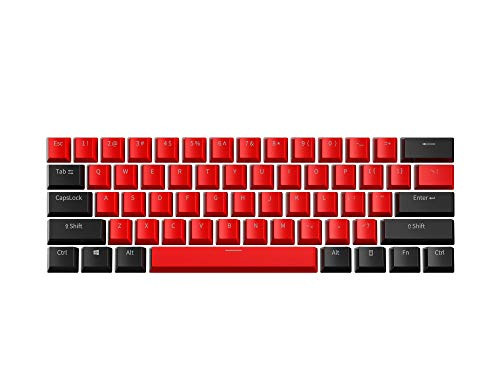 BOYI Shine-Through Keycaps 61 Key ANSI Layout OEM Profile PBT Thick ...