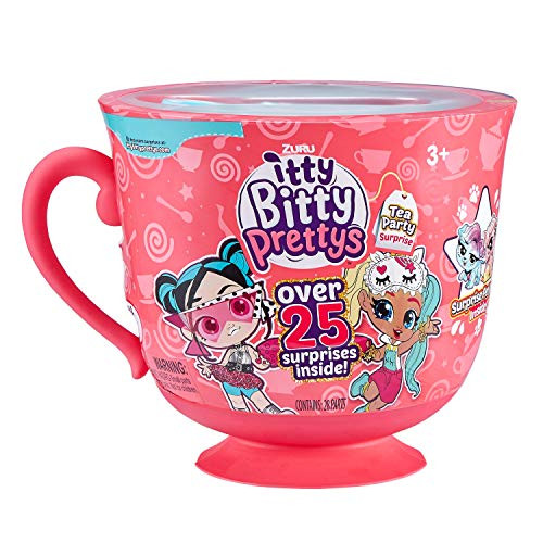Itty Bitty Prettys Tea Party Teacup Dolls Playset (with Over 25 ...