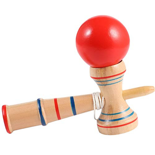 BESPORTBLE Kendama Kraze Wood Toy Japanese Cup and Ball Catch Kadoma ...