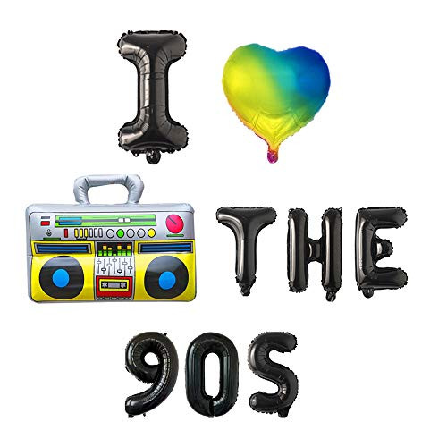 JeVenis I Heart The 90S Balloon Back to the 90s balloon 90s balloon 90s ...