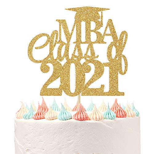 MBA Class of 2021 Cake Topper- Congrats Master- MBA Graduate Decor- MBA ...