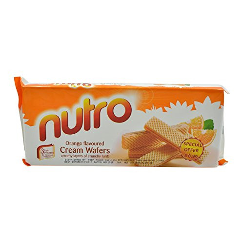 Nutro- Orange Flavoured Cream Wafers- 150 Grams-gm- - Warehousesoverstock