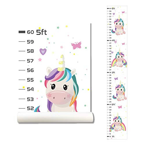 Wall Sticker Growth Chart for Kids- Height Chart for Boys and Girls ...