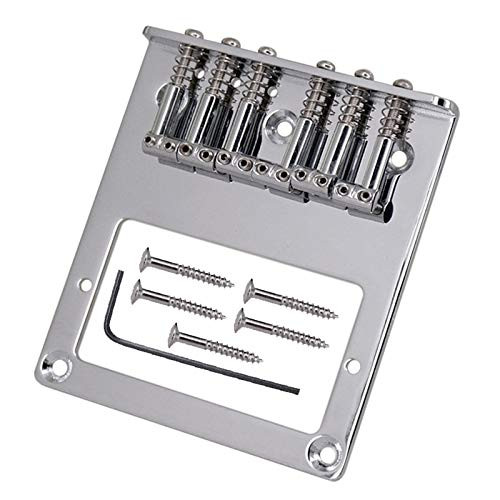 LNIMI Metal Guitar Bridge 7-Character String Fixed Bridge At the End of ...