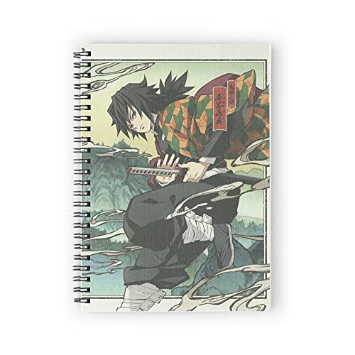 Spiral Notebook Kimetsu no Yaiba Demon Slayer - Giyuu Tomioka Notebook ...