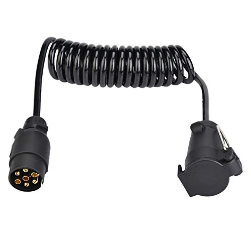 7-Pin Plug with Spring Wire, 7 Pin Wiring Spring Cable Connector ...