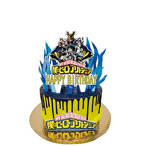 My Hero Academia Cake Topper Birthday Cake Decorations MHA Anime Party ...