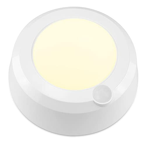 LUXSWAY Motion Sensor Shower Light Battery Operated, Warm White ...