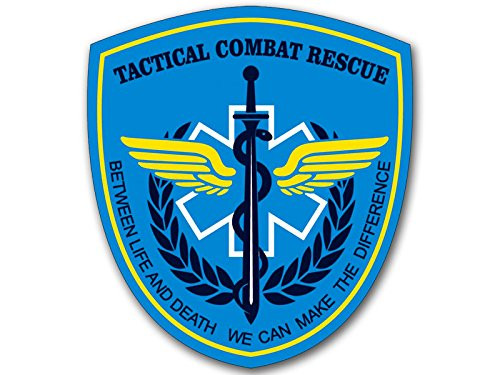 Tactical Combat Rescue Shield Between Life and Death Sticker -Medical ...