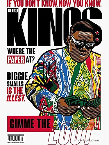 Biggie Notorious Big Hip Hop Sticker Graphic - Die Cut Sticker, High ...