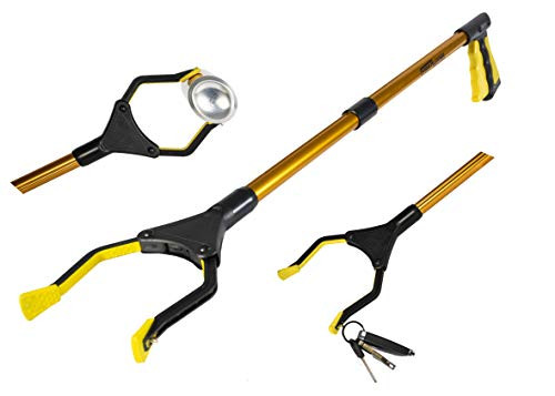 GrabRunner Reacher Grabber Tool, 32" Foldable Pickup Tool, with Strong ...