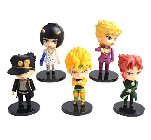5Pcs/Set 3.93inch jojo bizarre adventure figure Kujo Jotaro figurine ...